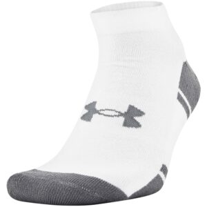 Under Armour Adult Resistor 3.0 Low Cut Socks, Multipairs, Black/White (6-Pairs), Large