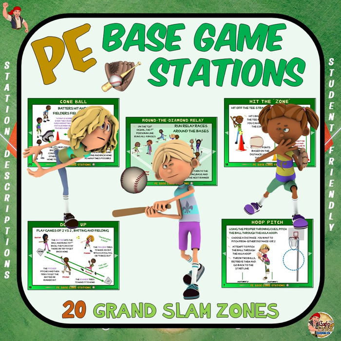 PE Base Game Stations- 20 "Grand Slam" Zones