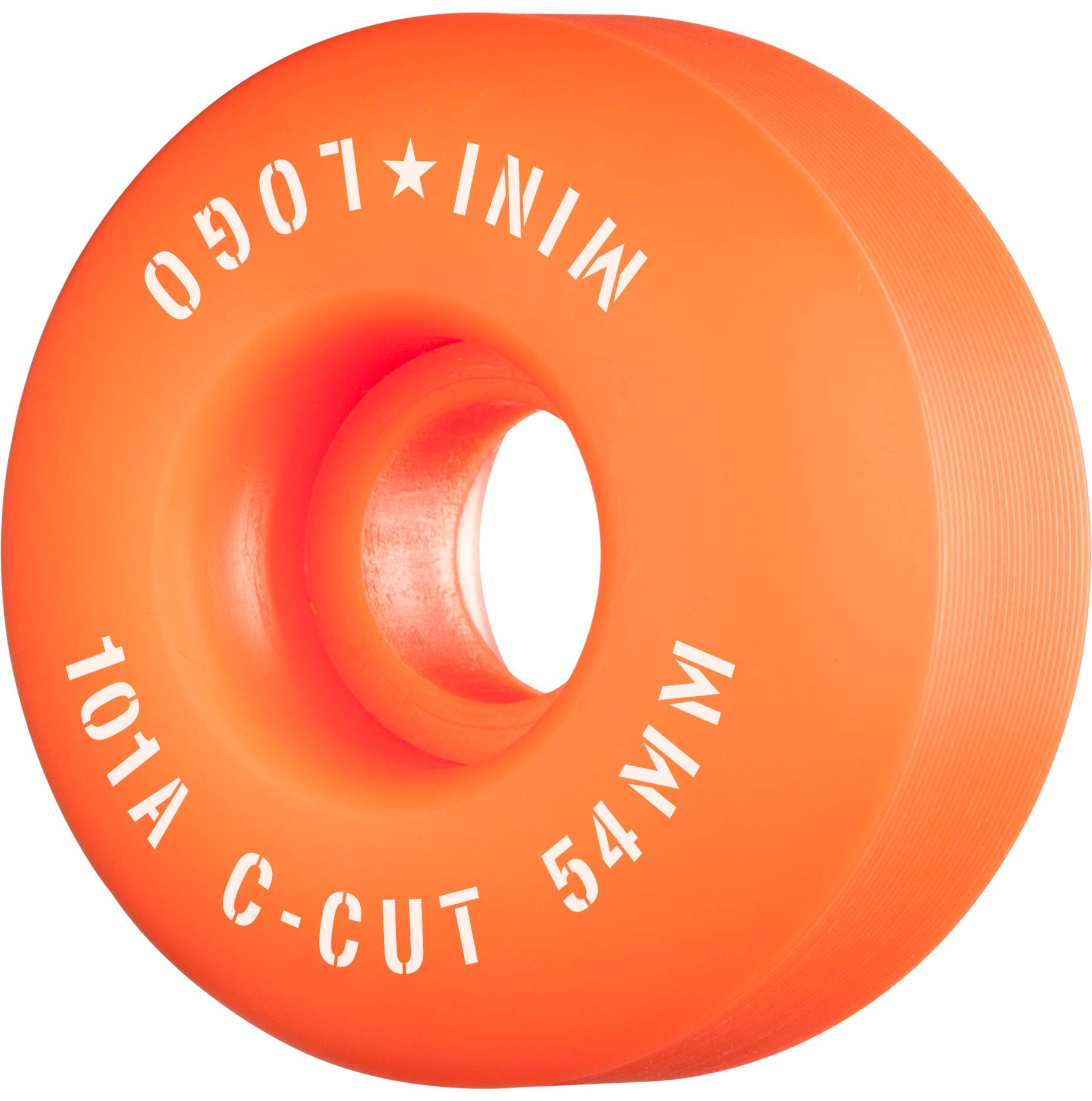 Mini Logo C-Cut '2' 101A Skateboard Wheels, 54mm, Orange