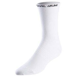 pearl izumi men's elite tall sock, white, large