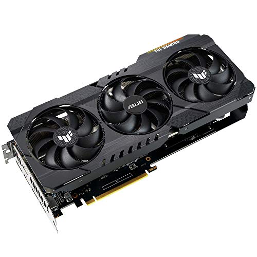 ASUS TUF Gaming NVIDIA GeForce RTX 3060 Ti OC Edition Graphics Card (PCIe 4.0, 8GB GDDR6, HDMI 2.1 , DisplayPort 1.4a, Dual Ball Fan Bearings, Military-Grade Certification, GPU Tweak II), Black