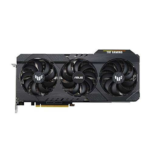 ASUS TUF Gaming NVIDIA GeForce RTX 3060 Ti OC Edition Graphics Card (PCIe 4.0, 8GB GDDR6, HDMI 2.1 , DisplayPort 1.4a, Dual Ball Fan Bearings, Military-Grade Certification, GPU Tweak II), Black