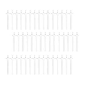 HEALLILY Nose Wax Applicator Sticks Spatulas for Nostril Nasal Cleaning Ear Hairs Eyebrow Facial Hair Removal Tools 40Pcs