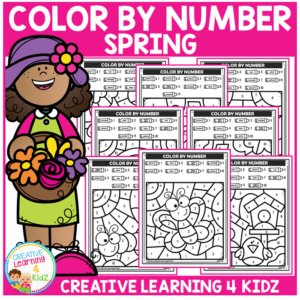 color by number spring