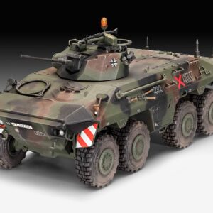 Revell RV03321 03321 SpPz2 Luchs Tank Plastic Model kit 1:32 Scale & 3D Puzzle Diorama, Unpainted