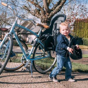 Burley Dash® FM Child Bike Seat, Black/Grey, FM - Frame Mount