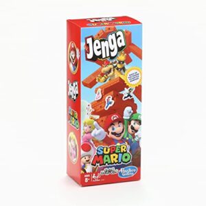 Hasbro Jenga: Super Mario Edition Game, Block Stacking Tower Game for Super Mario Fans, Ages 8 and Up (Amazon Exclusive)