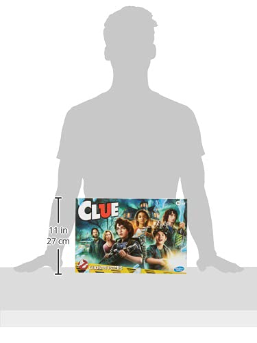 Hasbro Gaming Clue: Ghostbusters Edition Game, Cooperative Board Game for Kids Ages 8 and Up; Players Can Team Up to Battle Ghosts