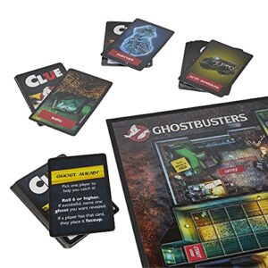 Hasbro Gaming Clue: Ghostbusters Edition Game, Cooperative Board Game for Kids Ages 8 and Up; Players Can Team Up to Battle Ghosts