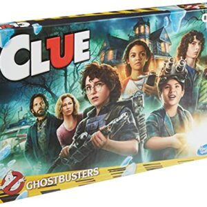 Hasbro Gaming Clue: Ghostbusters Edition Game, Cooperative Board Game for Kids Ages 8 and Up; Players Can Team Up to Battle Ghosts