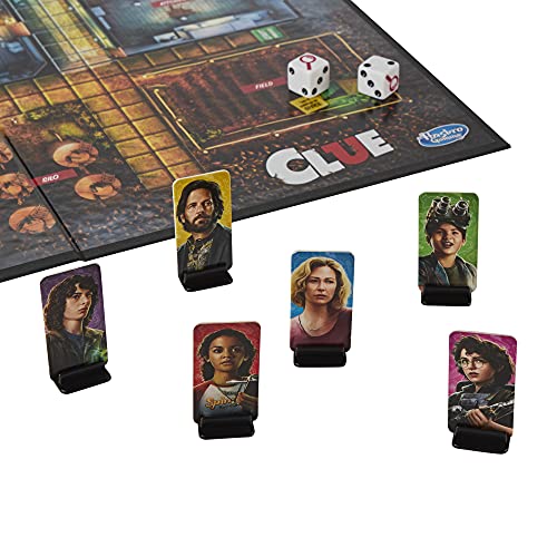 Hasbro Gaming Clue: Ghostbusters Edition Game, Cooperative Board Game for Kids Ages 8 and Up; Players Can Team Up to Battle Ghosts