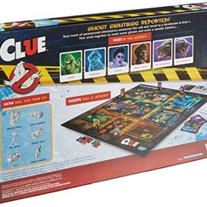 Hasbro Gaming Clue: Ghostbusters Edition Game, Cooperative Board Game for Kids Ages 8 and Up; Players Can Team Up to Battle Ghosts