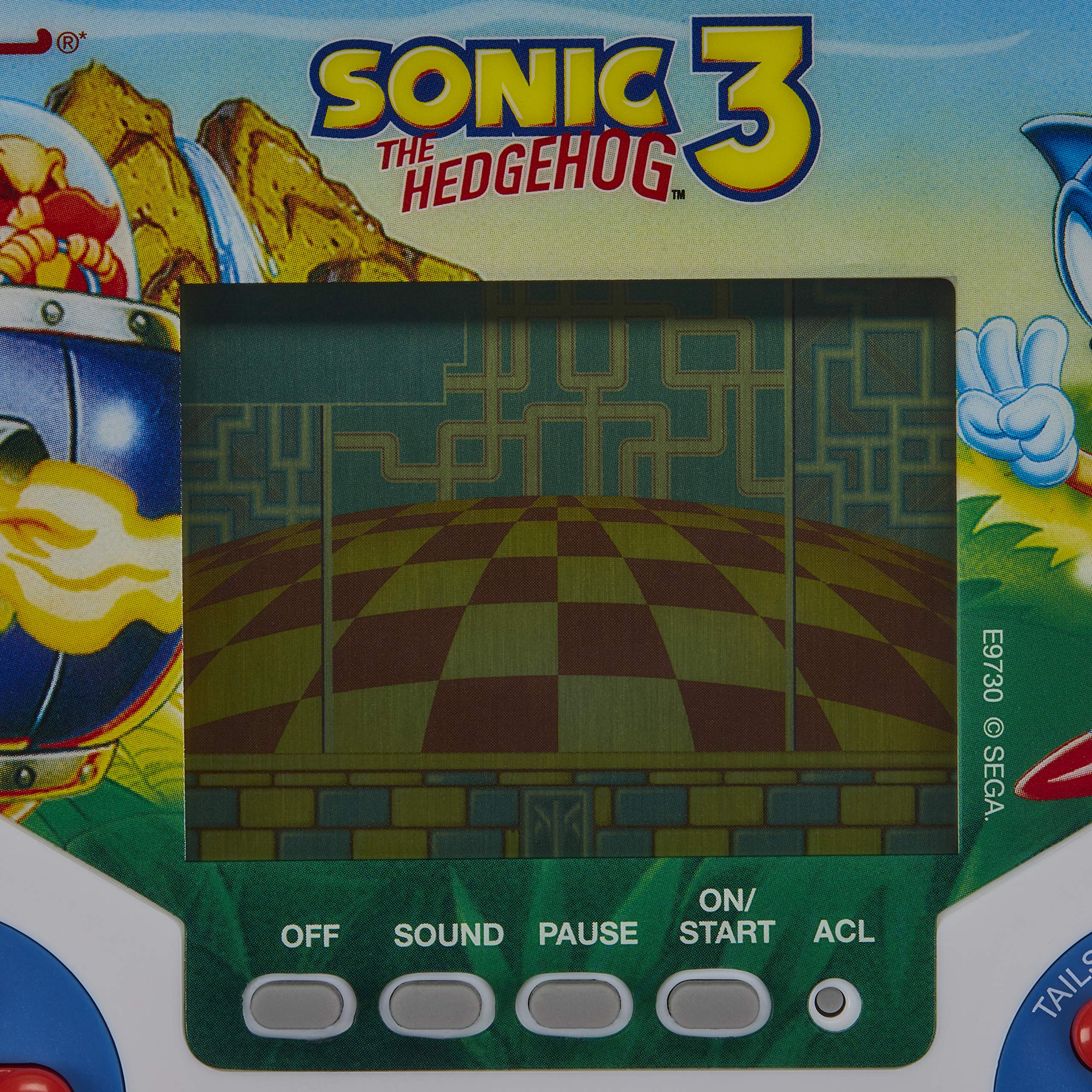 Hasbro Gaming Tiger Sonic The Hedgehog 3 Electronic LCD Video Game, Retro-Inspired Edition, Handheld 1-Player, Ages 8 and Up