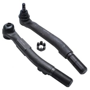 Detroit Axle - 4WD Front 4pc Tie Rods Kit for Ford F-250 F-350 F-450 F-550 Super Duty, Outer Tie Rod End Links, Adjusting Sleeves Replacement