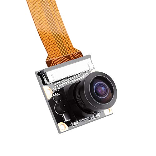 for Raspberry Pi Zero Camera Module 160 FOV 5MP Fisheye Lens Camera Wide Angle 160 Degree OV5647 1080P Sensor HD Video Webcam with Zero Cable for Raspberry Pi Model 4/3 B/B+ A+ RPi 2/1/zero/zero W