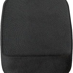 STAPLES 24339943 Mouse Pad with Gel Wrist Rest Black (53326)