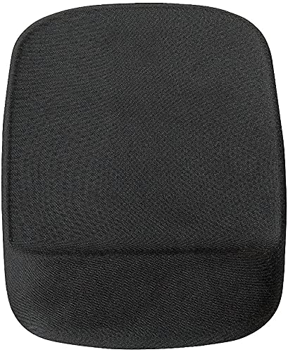 STAPLES 24339943 Mouse Pad with Gel Wrist Rest Black (53326)