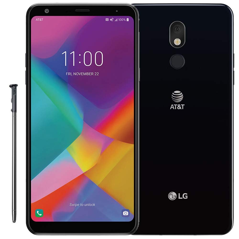 LG Stylo 5 (32GB, 3GB RAM) 6.2" FHD+ Display, 4G LTE GSM Factory Unlocked LM-Q720QM (Black), LMQ720QM.ACCABK