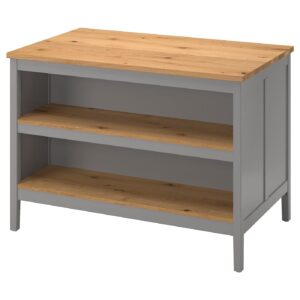 ikea tornviken kitchen island gray oak 49 5/8x30 3/8 803.933.72