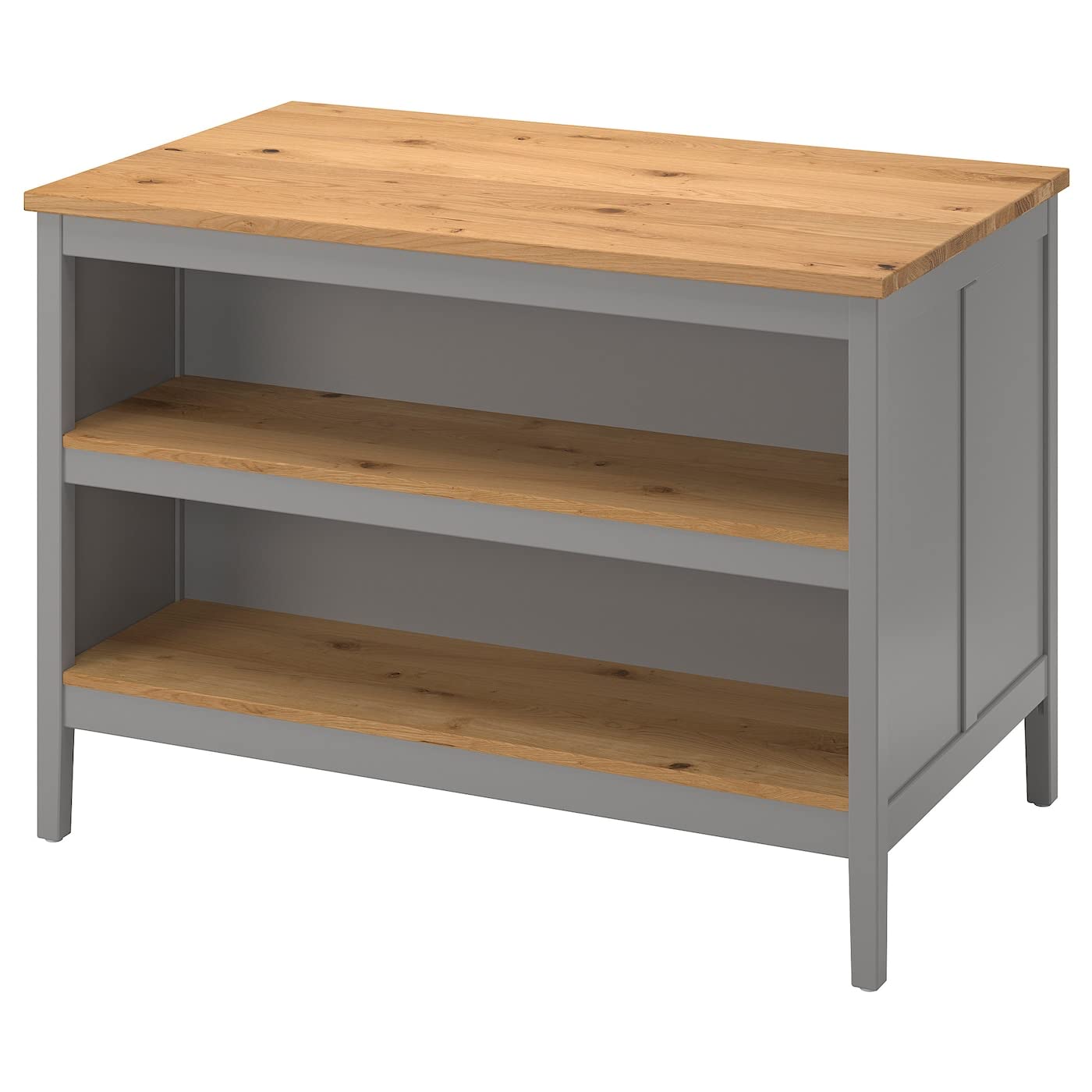 Ikea Tornviken Kitchen Island Gray Oak 49 5/8x30 3/8 803.933.72