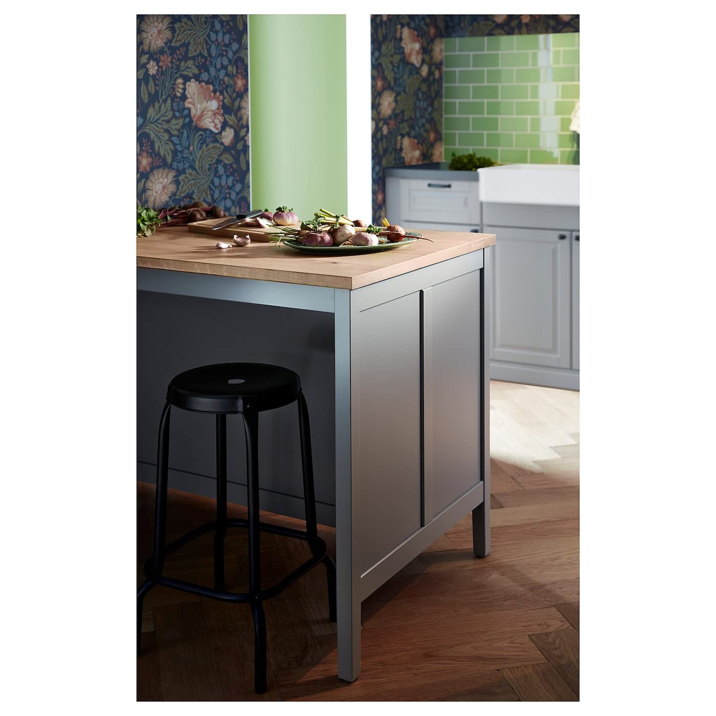 Ikea Tornviken Kitchen Island Gray Oak 49 5/8x30 3/8 803.933.72