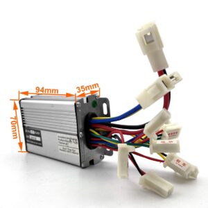 L-faster 36V 48V 1000W Controller for Brushed DC Motor Scooter Controller with 30A Fusible Circuit Breaker (36V)