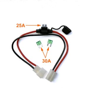 L-faster 36V 48V 1000W Controller for Brushed DC Motor Scooter Controller with 30A Fusible Circuit Breaker (36V)