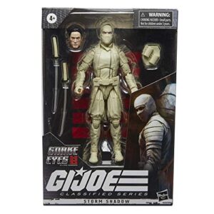 G.I. Joe Classified Series Snake Eyes: G.I. Joe Origins Storm Shadow Action Figure 17, Premium 6-Inch Scale Toy with Custom Package Art