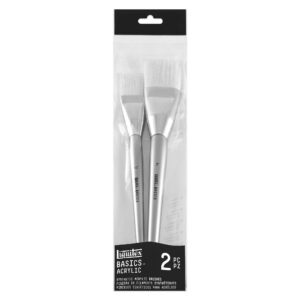 liquitex basics large scale brush set, extra big, set of 2