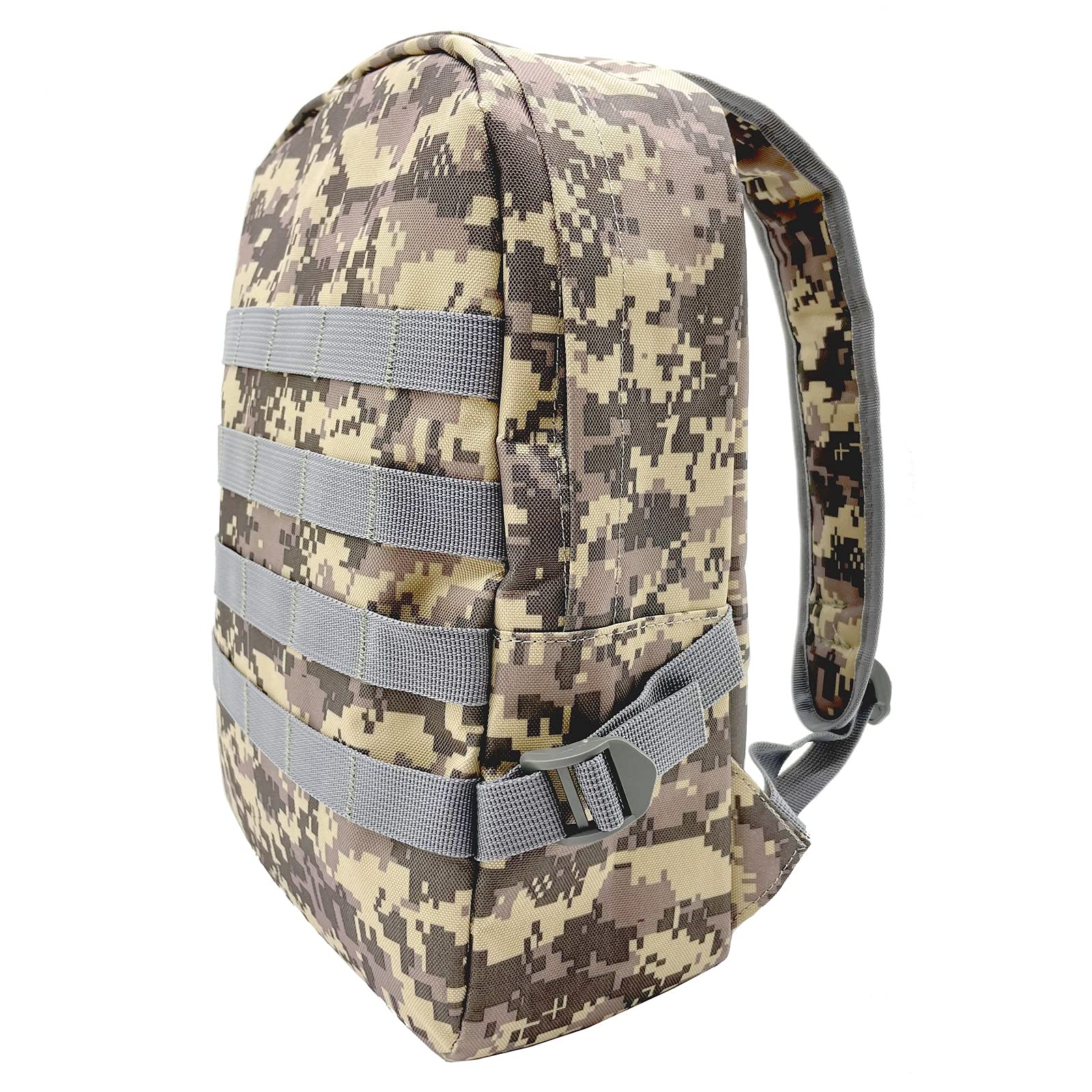 Silfrae Outdoor Camo Backpack Children Daypack for Camping Hiking (Digital Camo)