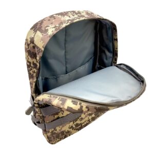 Silfrae Outdoor Camo Backpack Children Daypack for Camping Hiking (Digital Camo)