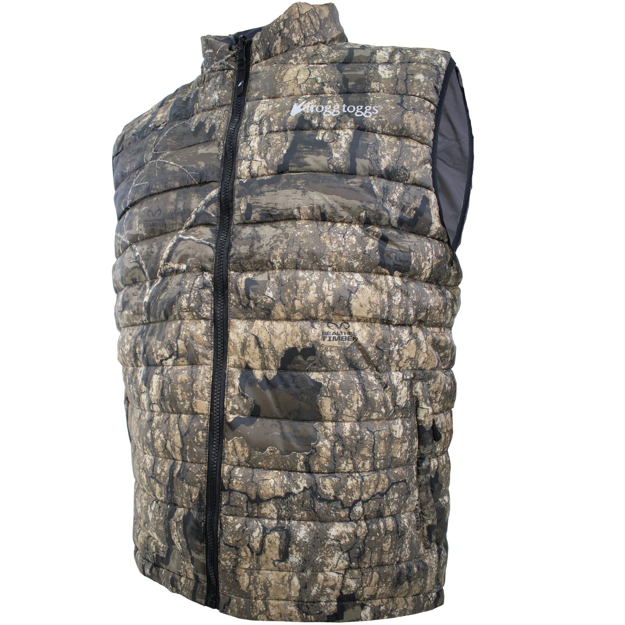 FROGG TOGGS Men's Co-Pilot Insulated Vest, Realtree Timber, Medium