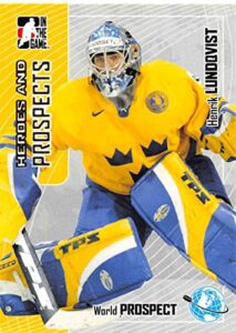 2005-06 in the game heroes and prospects hockey card #277 henrik lundqvist sweden officially licensed trading card