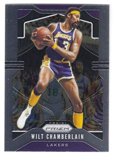 2019-20 Prizm NBA #18 Wilt Chamberlain Los Angeles Lakers Official Panini Basketball Trading Card