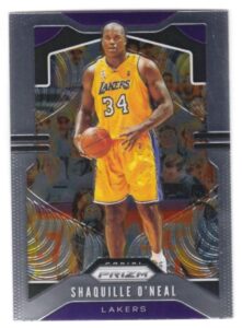 2019-20 prizm nba #11 shaquille o'neal los angeles lakers official panini basketball trading card