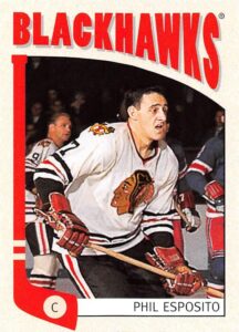 2004-05 in the game franchises us west #171 phil esposito nm-mt chicago blackhawks official itg nhl hockey card