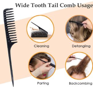 Hair Brush, Sosoon Boar Bristle Paddle Hairbrush for Long Short Thick Thin Curly Straight Wavy Dry Hair for Men Women Kids, No More Tangle, Giftbox & Tail Comb Included