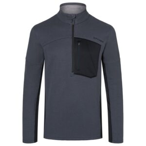 spyder men's bandit hybrid 1/2 zip mid layer jacket