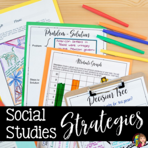 social studies teaching strategies binder and manual