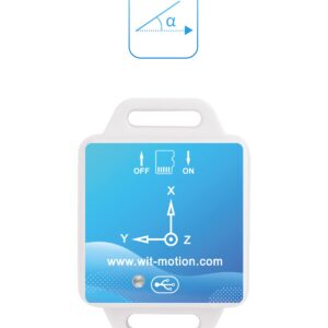 【9-Axis Offline Accelerometer Data Logger】WT901SDCL High-Precision Gyroscope+Angle (XY 0.05° Accuracy)+Magnetometer with Kalman Filtering, MPU9250 200Hz Inclinometer Sensor with 16G SD Card