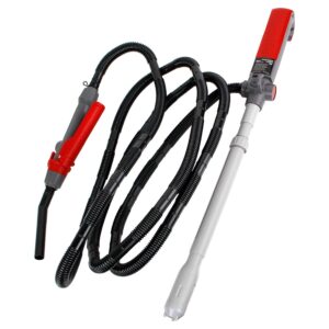 terapump trep01-txl e85 electric gas transfer pump - 2d battery, 2.4 gpm, 10ft hose with quick stop flow control for e15, gas, diesel, def