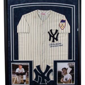 Sports Memorabilia Beautiful Mickey Mantle "The Commerce Comet" Signed New York Yankees Jersey JSA - Autographed MLB Jerseys