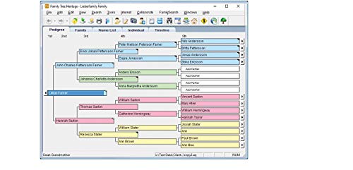 Family Tree Heritage Gold 16 - Genealogy Software - Includes Free Searches to FamilySearch, the World's Largest Genealogy Database - CD/PC