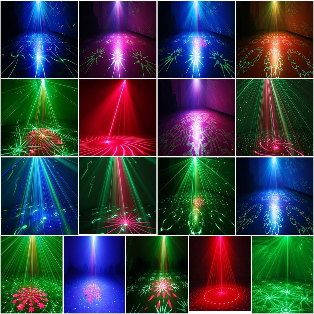 Party Lights Disco Light,RGB LED Strobe Lights Dj Lights Projector with Remote Control for Party Decorations Xmas Club Gift Karaoke KTV Bar Dances