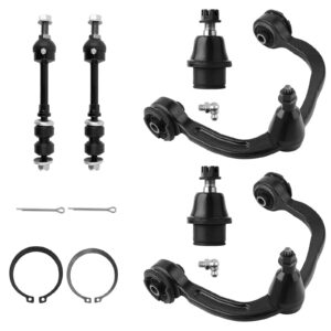 dwvo front control arm kit compatible with 2004-2008 ford f-150 new body (not heritage), 2006-2008 lincoln mark lt (all models)