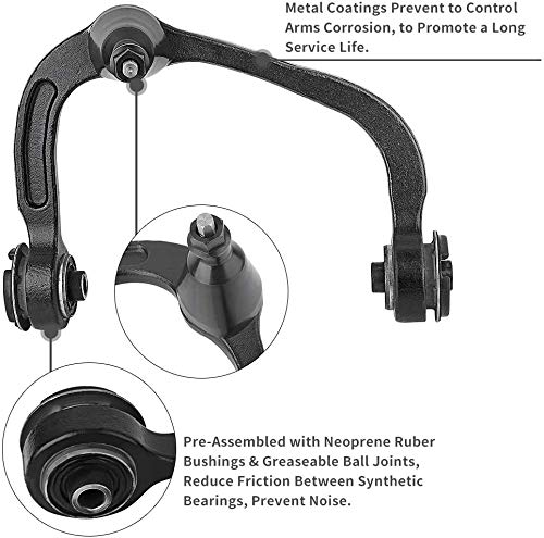 DWVO Front Control Arm Kit Compatible with 2004-2008 Ford F-150 New Body (NOT Heritage), 2006-2008 Lincoln Mark LT (all models)