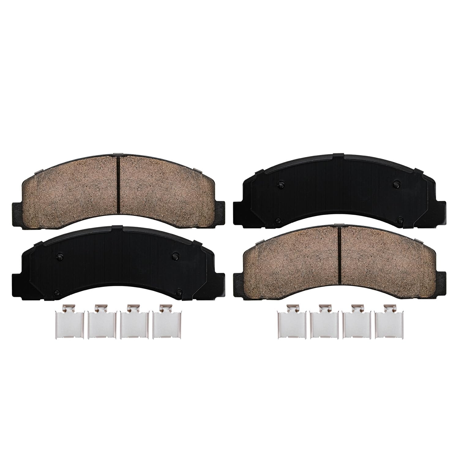 Detroit Axle - Brake Pads for 2010-2011 Ford F-150 Ceramic Brakes Pads w/Hardware Front and Rear Replacement