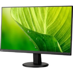 nec 22" narrow bezel desktop monitor w/ips panel, integrated speakers and led backlighting, black