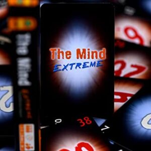 Pandasaurus Games The Mind Extreme - Twice The Speed, Synchronized and Backwards - Family-Friendly Board Games - Adult Games for Game Night - Card Games for Adults, Teens & Kids (2-4 Players) , Black