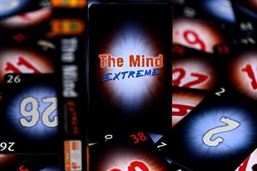 Pandasaurus Games The Mind Extreme - Twice The Speed, Synchronized and Backwards - Family-Friendly Board Games - Adult Games for Game Night - Card Games for Adults, Teens & Kids (2-4 Players) , Black